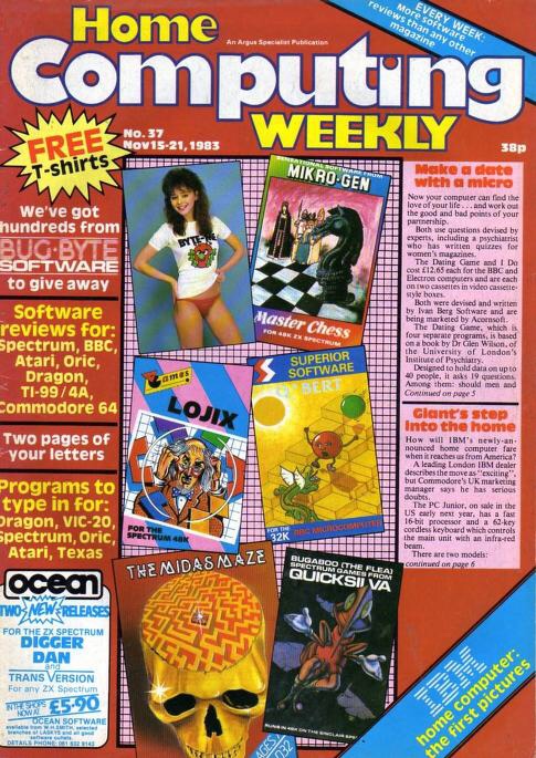 Not Remembering Home Computing Weekly – Retro Arcadia