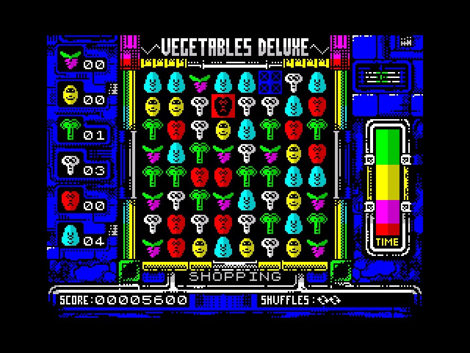 Game Review: Vegetables Deluxe on ZX Spectrum – Retro Arcadia