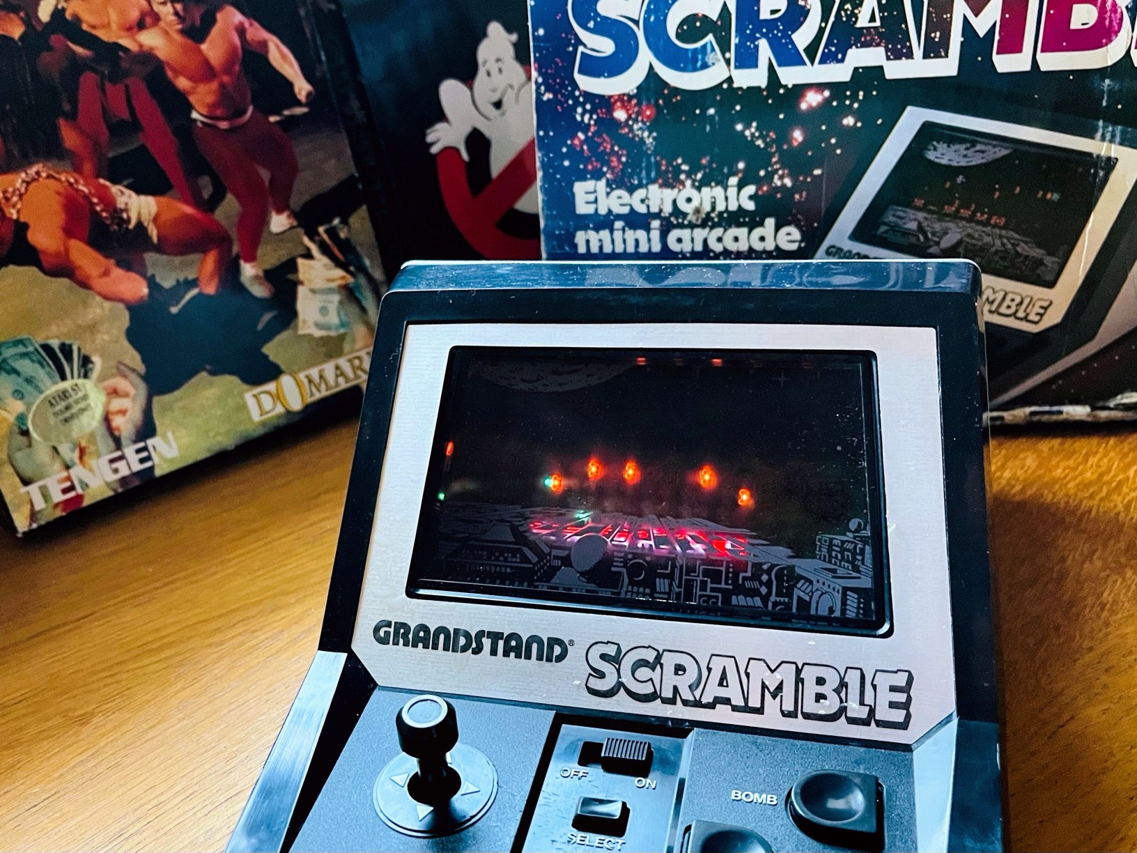 Discovering Grandstand Scramble Tabletop Electronic Game – Retro Arcadia