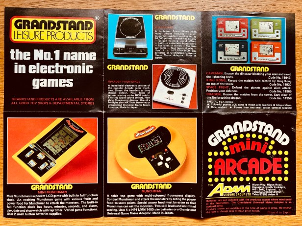 Discovering Grandstand Scramble Tabletop Electronic Game – Retro Arcadia