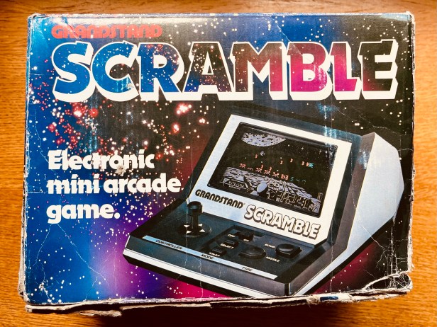 Discovering Grandstand Scramble Tabletop Electronic Game – Retro Arcadia
