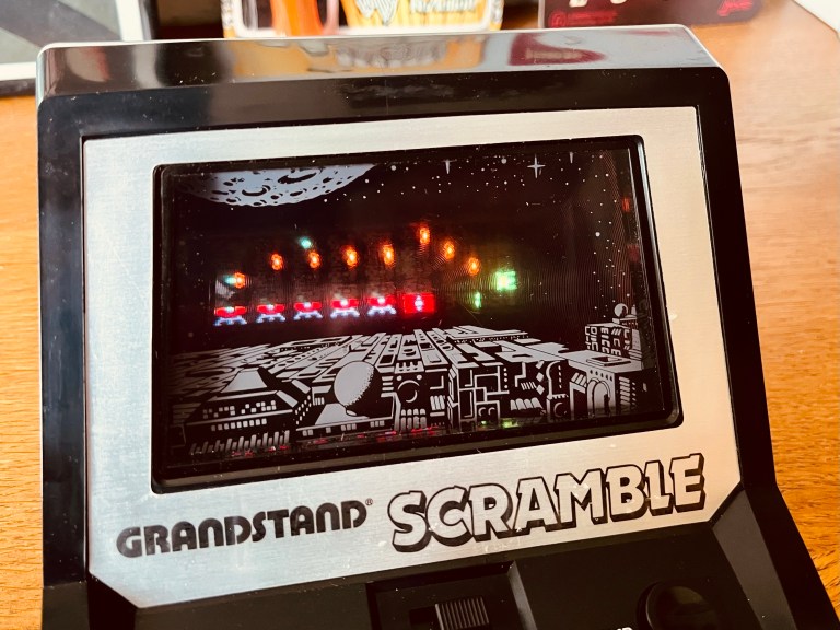 Discovering Grandstand Scramble Tabletop Electronic Game – Retro Arcadia