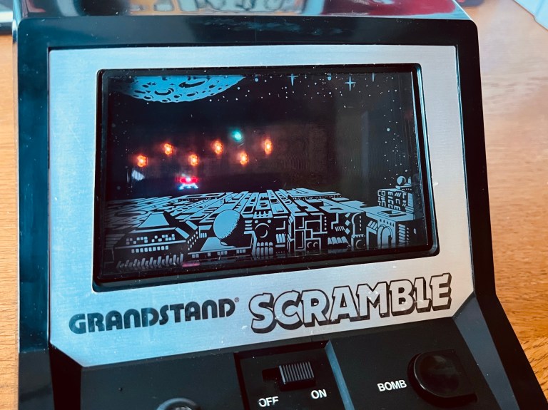 Discovering Grandstand Scramble Tabletop Electronic Game – Retro Arcadia