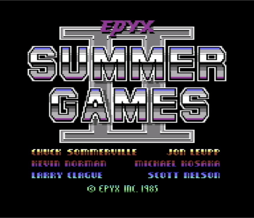 Discovering Summer Games II on Commodore 64 – Retro Arcadia