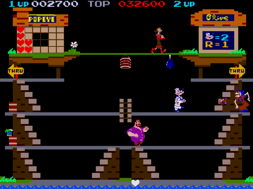 Rediscovering Popeye – Arcade / Atari 2600 – Retro Arcadia